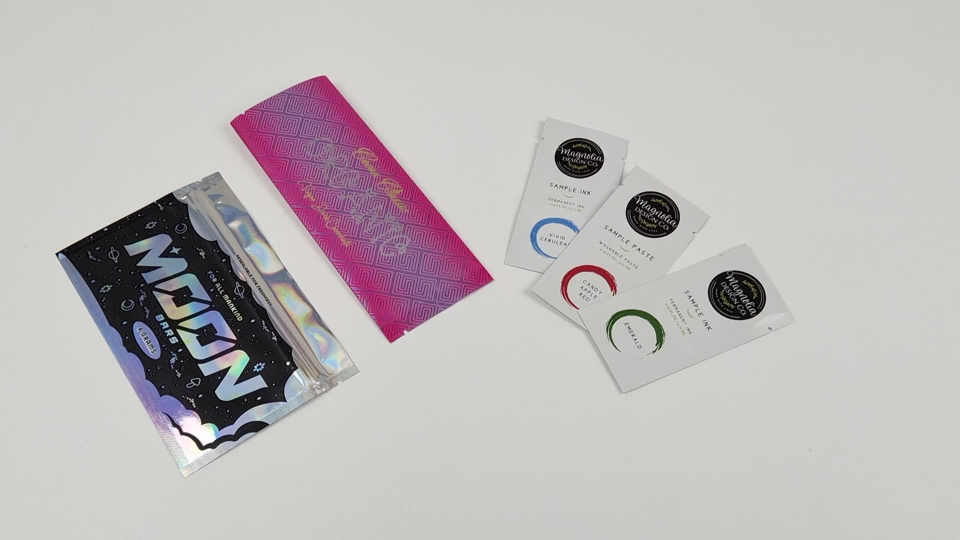 Custom Sample Sachets Lotion Bags 1ml 2ml 10ml Plastic Sample Pouches ...