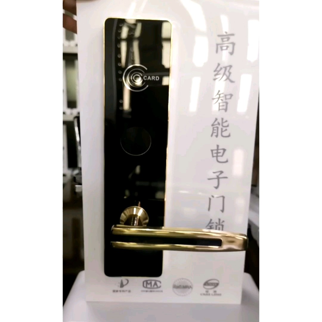 Luxury Electronic Swipe Rfid Card Hotel Smart Reader Door Lock With ...