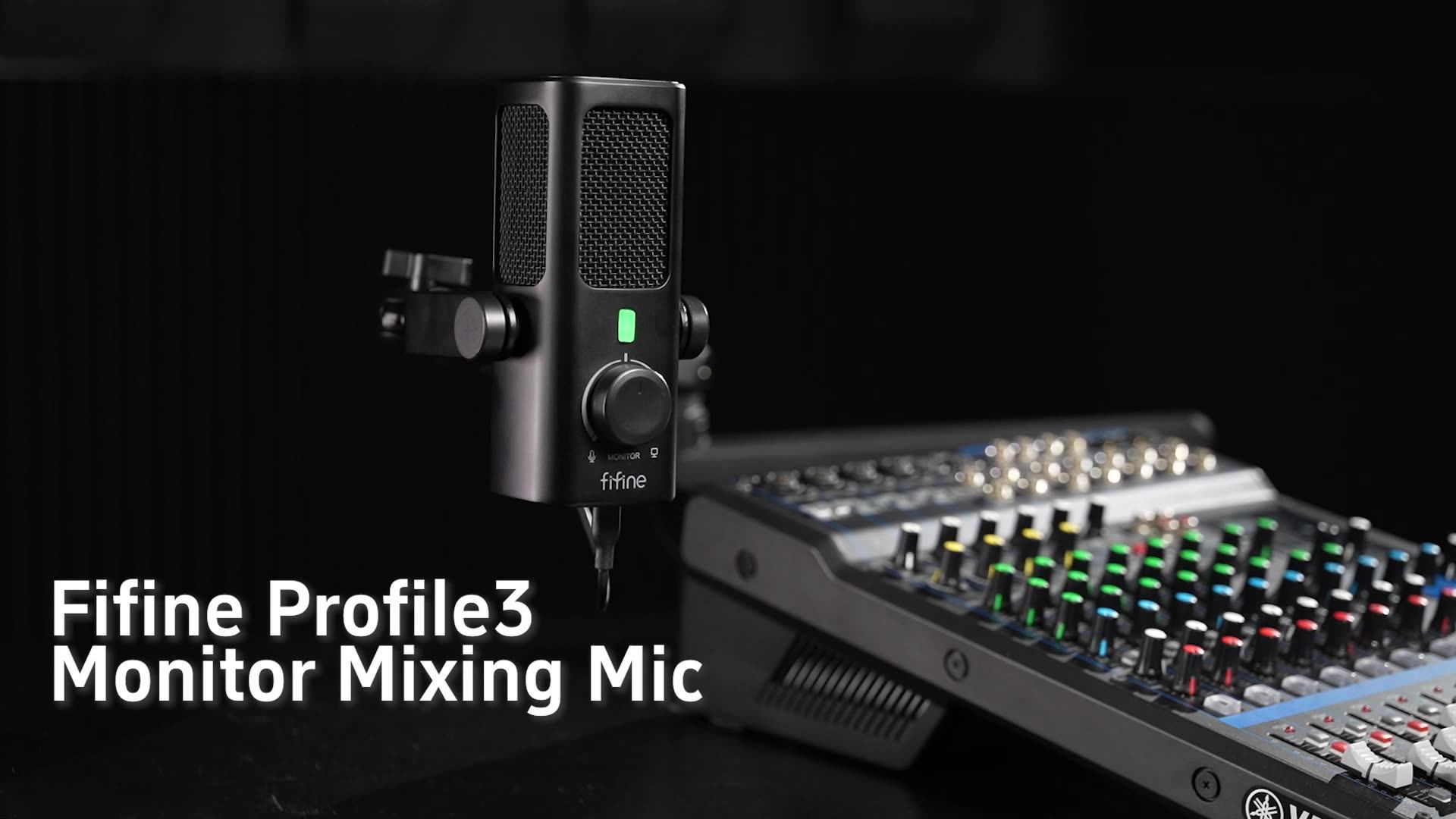 Fifine Profile3 Professional Studio Microphone Recording Mic Condenser ...