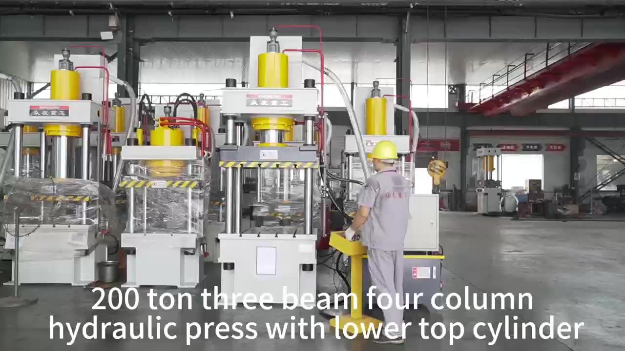 Ceramic Powder Hot Press Molding Hydraulic Press 200 Tons Sealing Ring ...