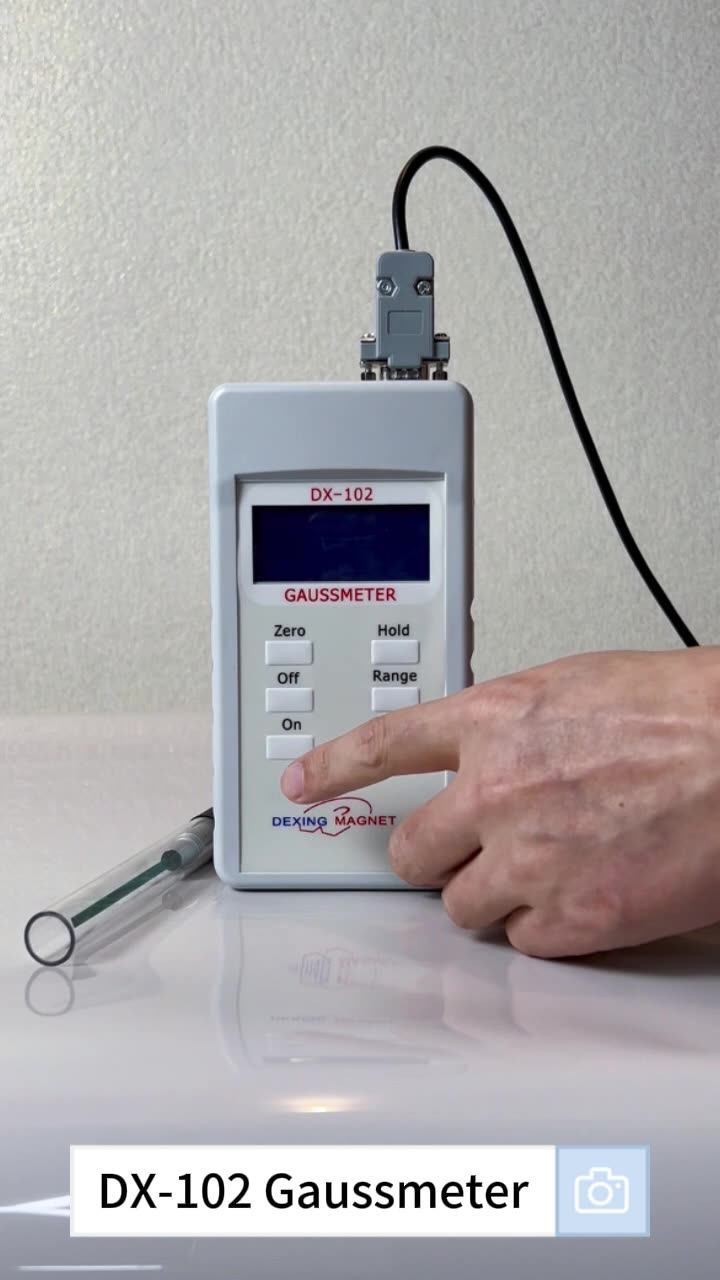 Dx-102 Handheld Digital Gauss Meter Electromagnetic Field Detector ...
