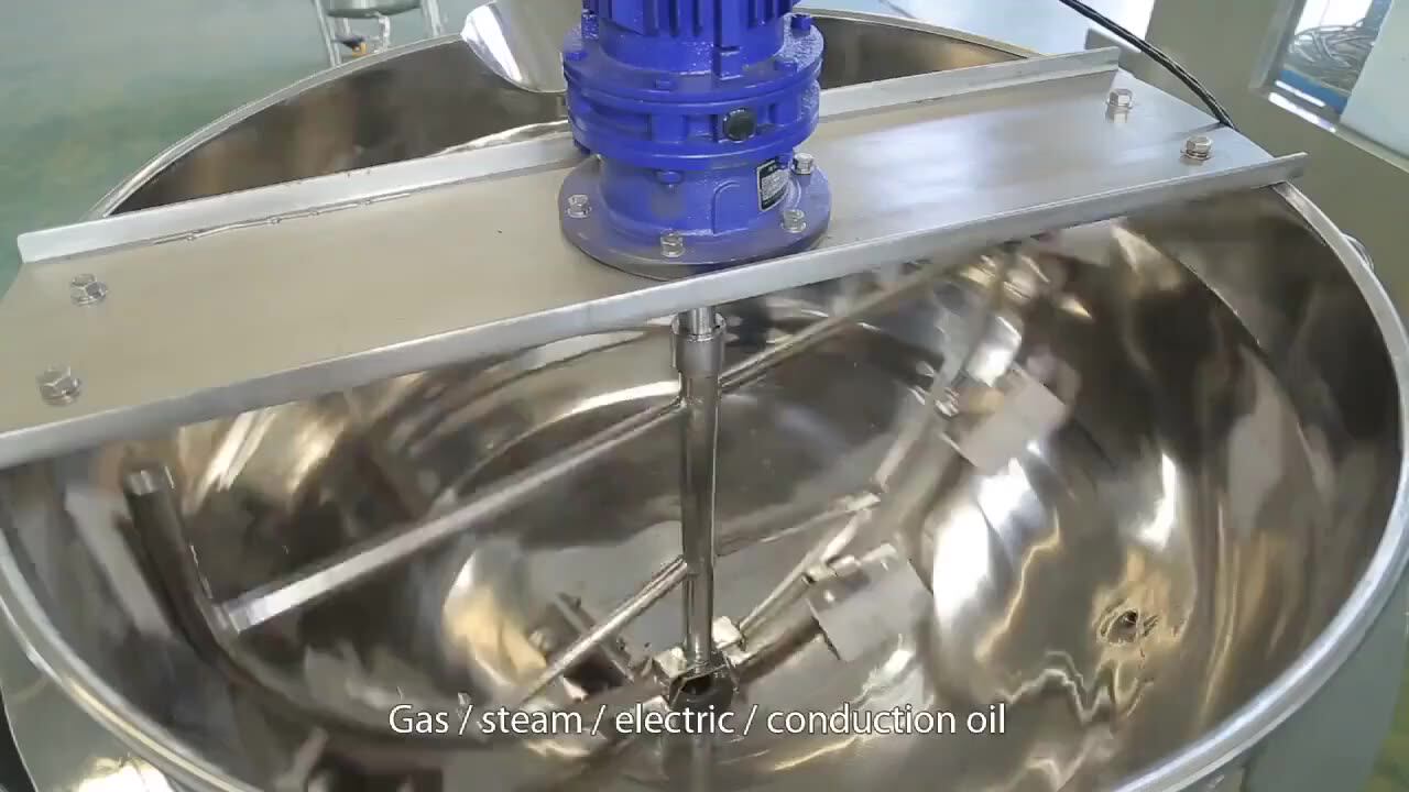 High-performance Industrial Stirrer Mixing Pot Strawberry Jam Cooking ...