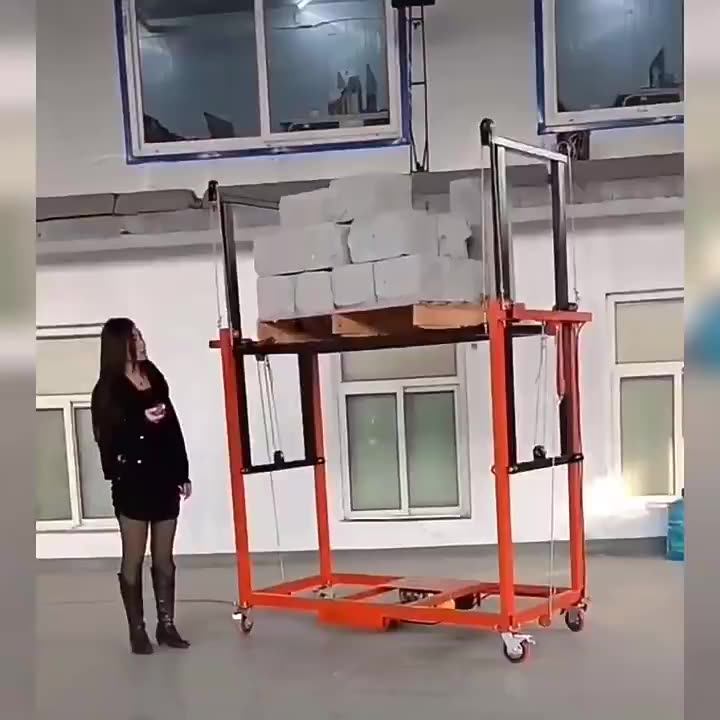 Electric Lifting Scaffolding Remote Control Mobile Climbing Platform ...