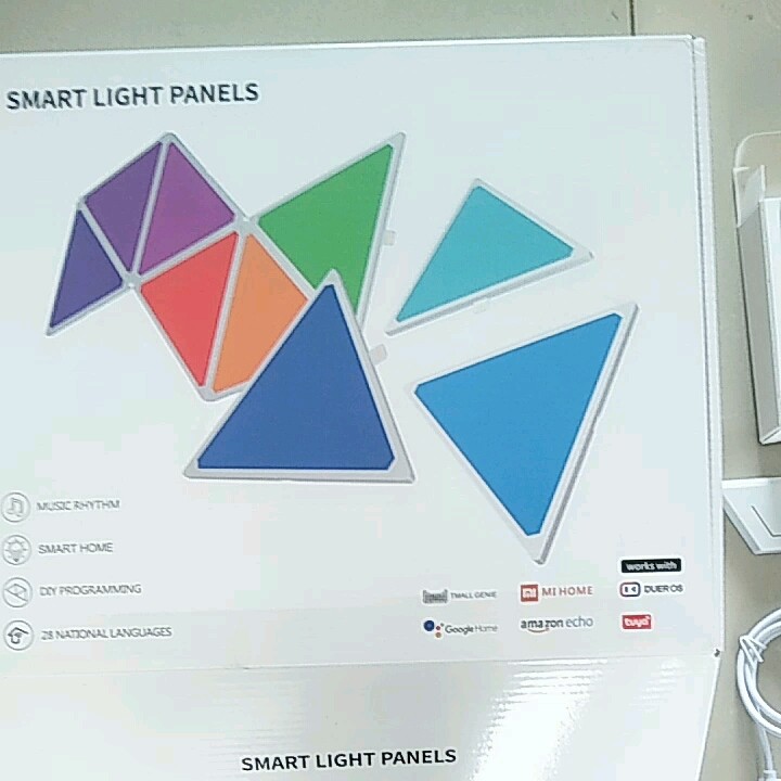 Amazon Hot 9pcs Smart Triangle Kits Magic Rgb Smart Light Panels - Buy ...