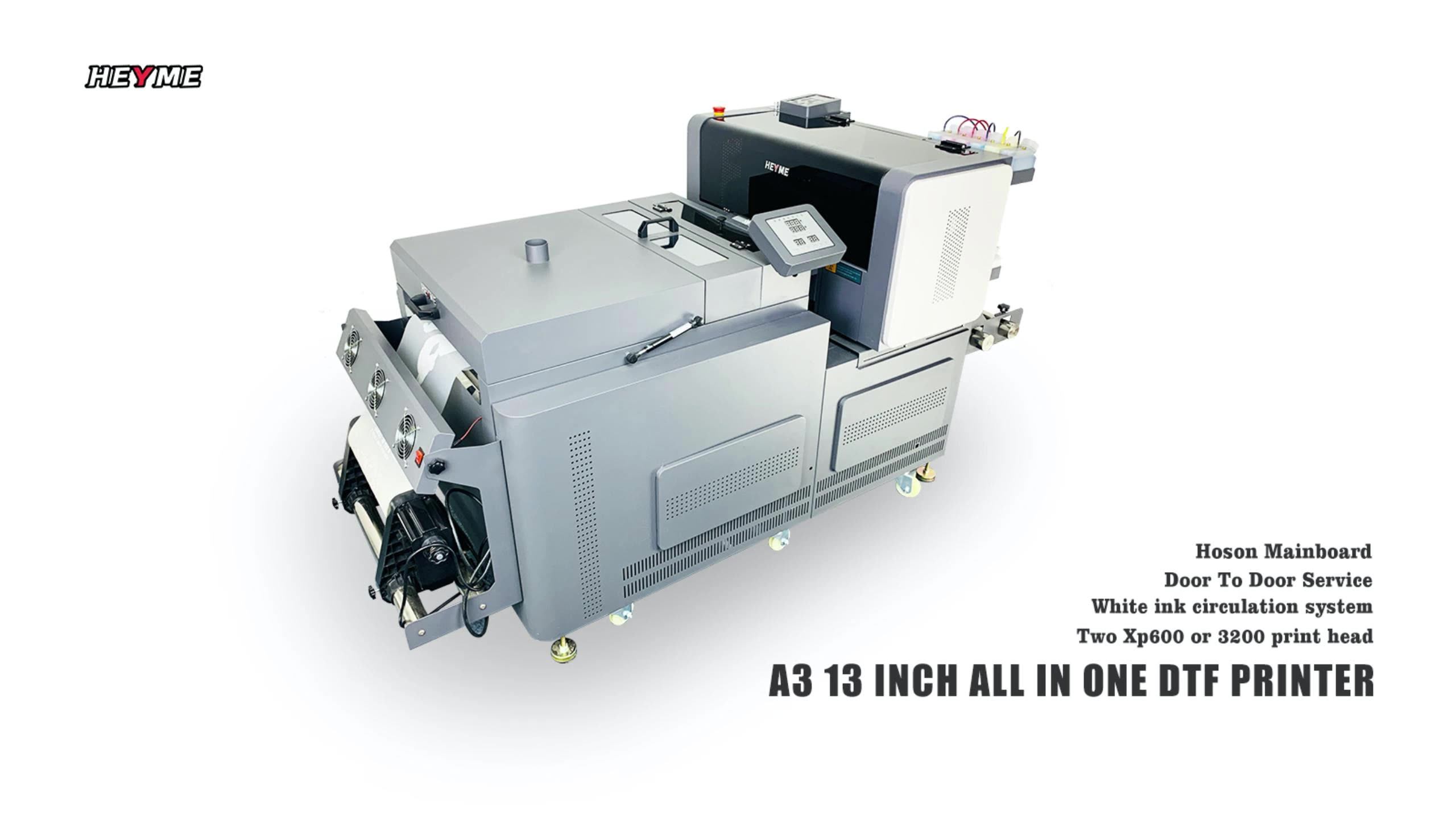 Tshirt Printing Machine A3 Size 30cm 13 Inch Double Xp600 Heads Pet ...