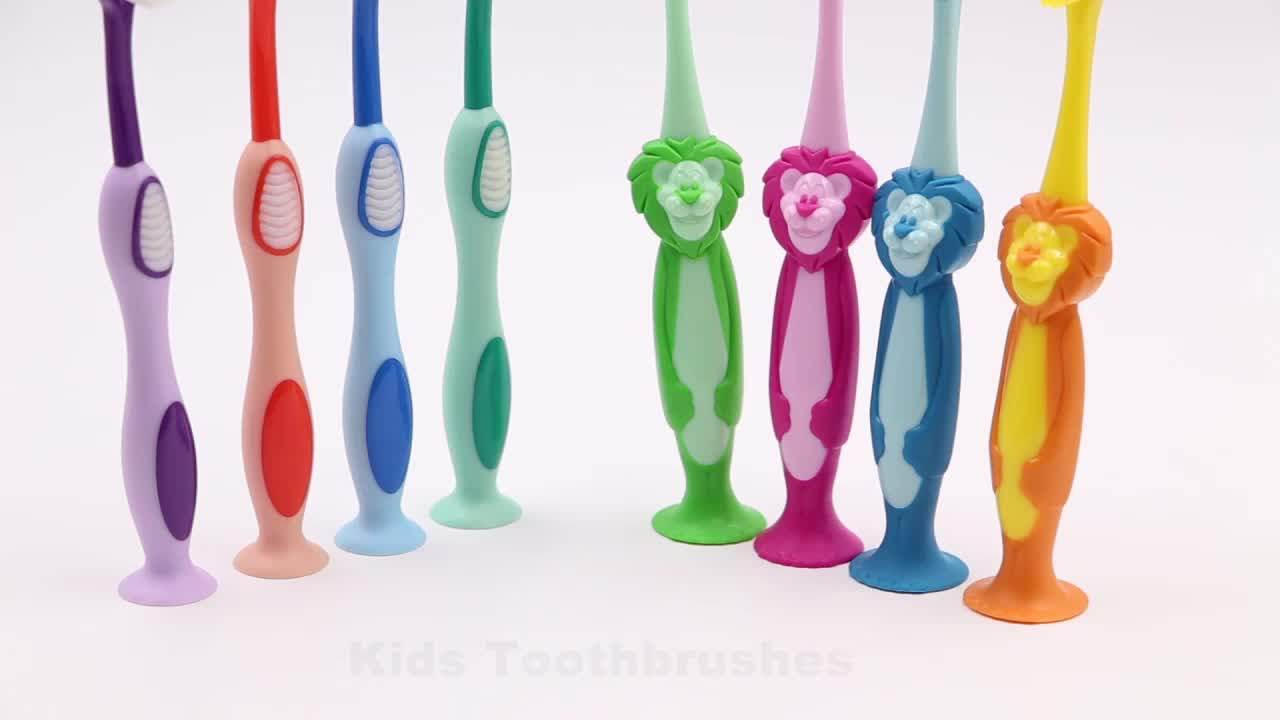 #6108 Ball Design Kids Toothbrush,Lovely Ball Design Toothbrush For ...
