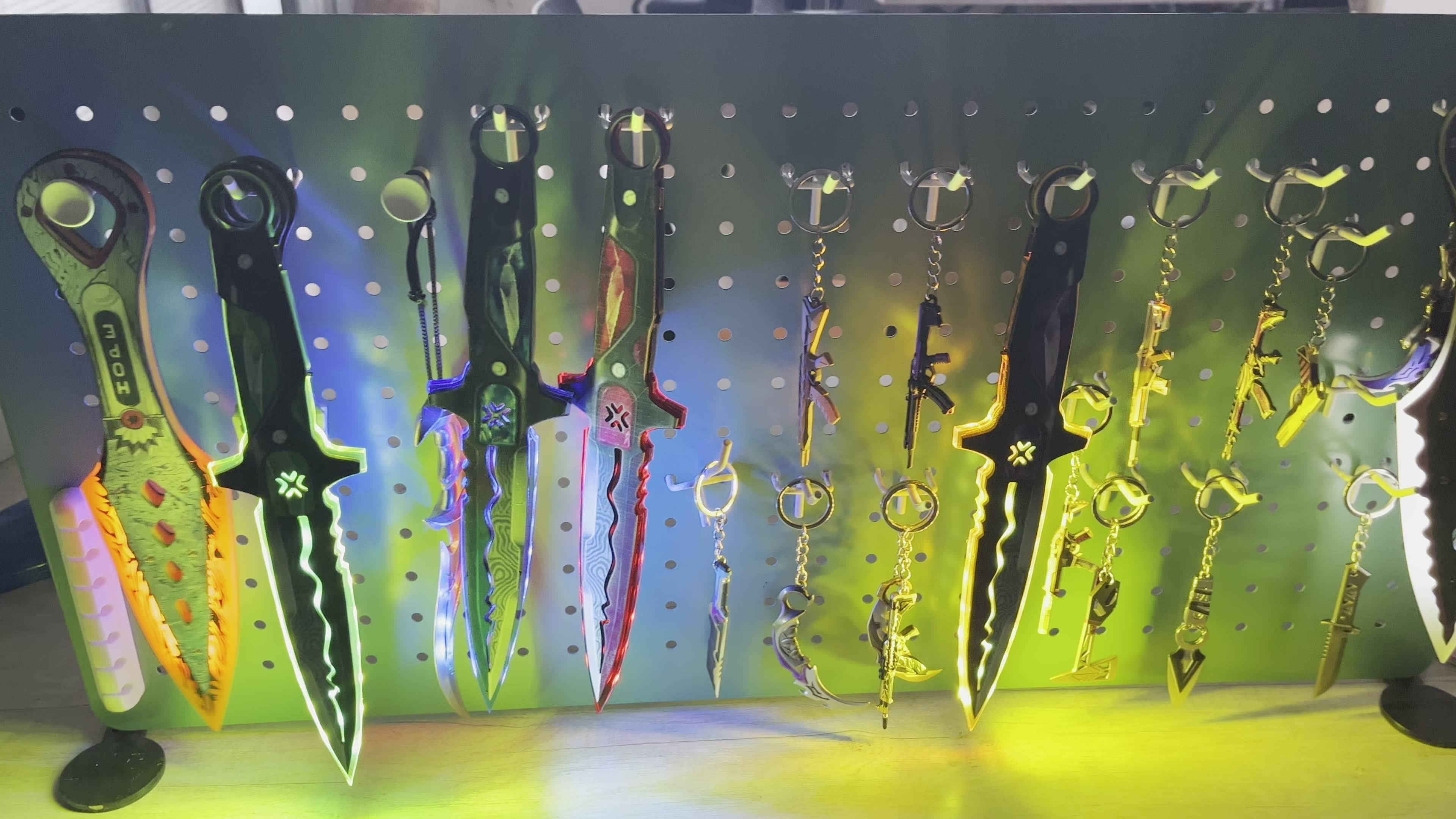 Valorant Vct Lock//in Misericordia Knife Led Light Dagger Valorant ...