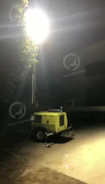 Ocean Vehicle Mounted Telescoping Mast Led Construction Portable ...