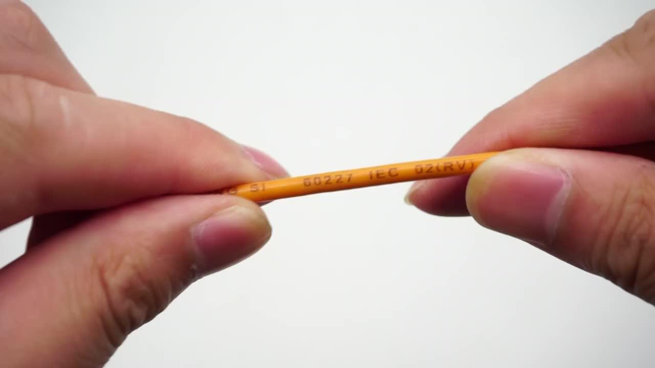 Rv High Quality Pvc Insulated 1mm Solid Wire Single Core Copper Cable ...