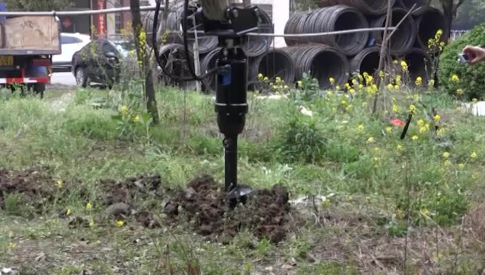 Sand Earth Auger For Mini Excavator To Dig Holes/pole Drilling Machine ...