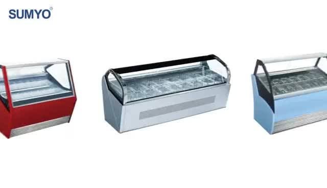 Commercial Use Table Top Ice Cream Display Freezers - Buy Countertop ...