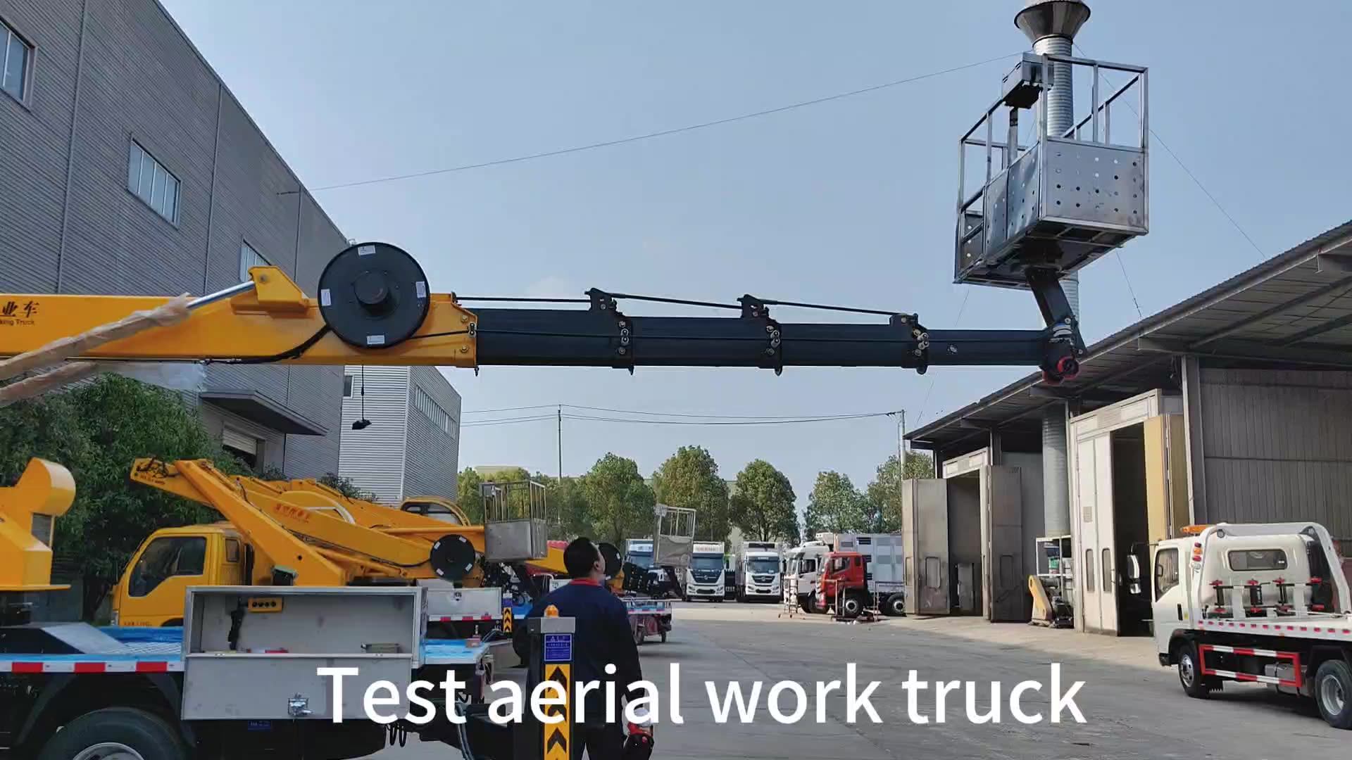 Affordable 22m Cherry Picking Crane Truck/24 Meter High-altitude ...