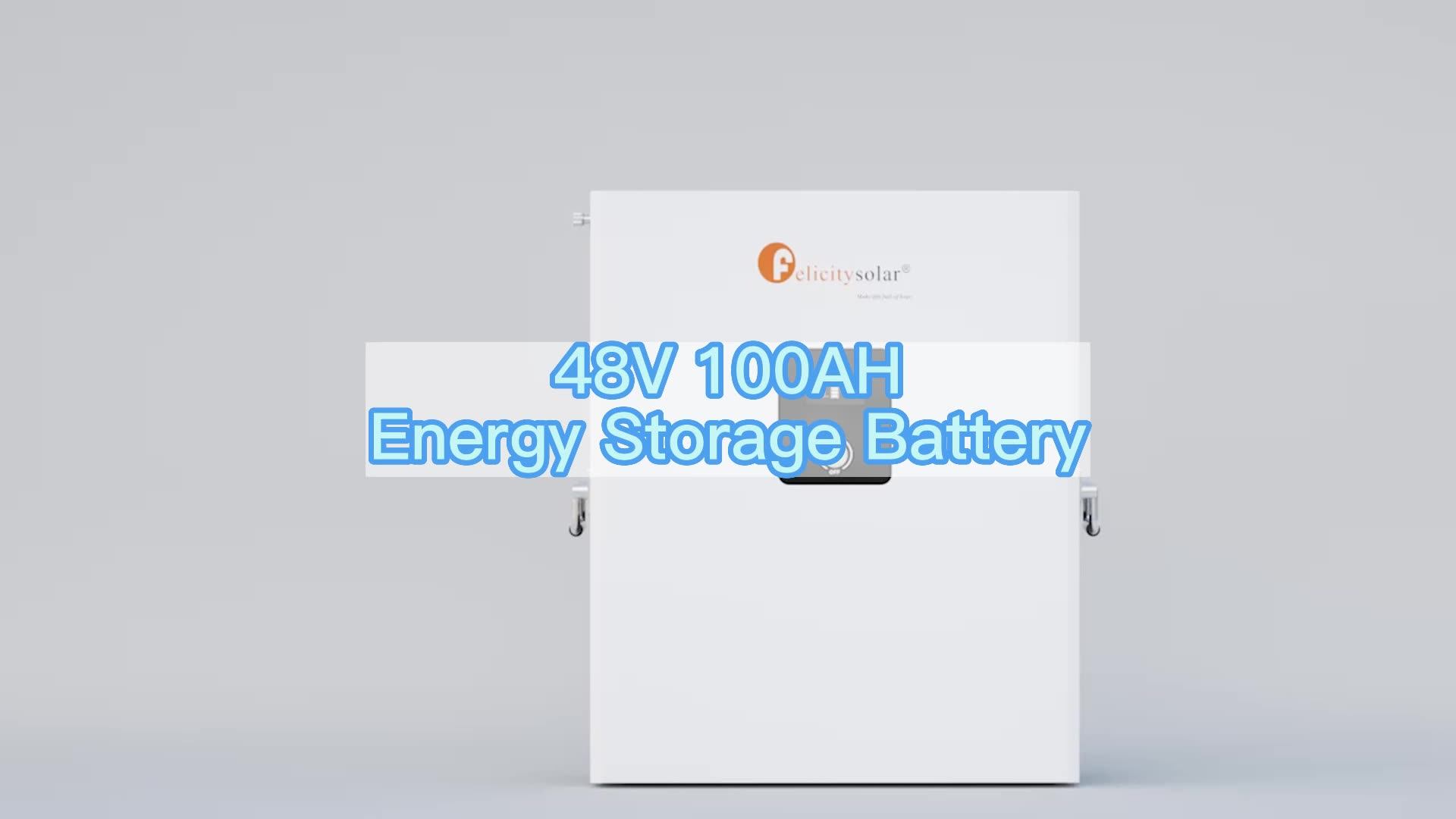 Felicity Solar System 5kwh Solar Energy Storage Lithium Battery 51.2v ...