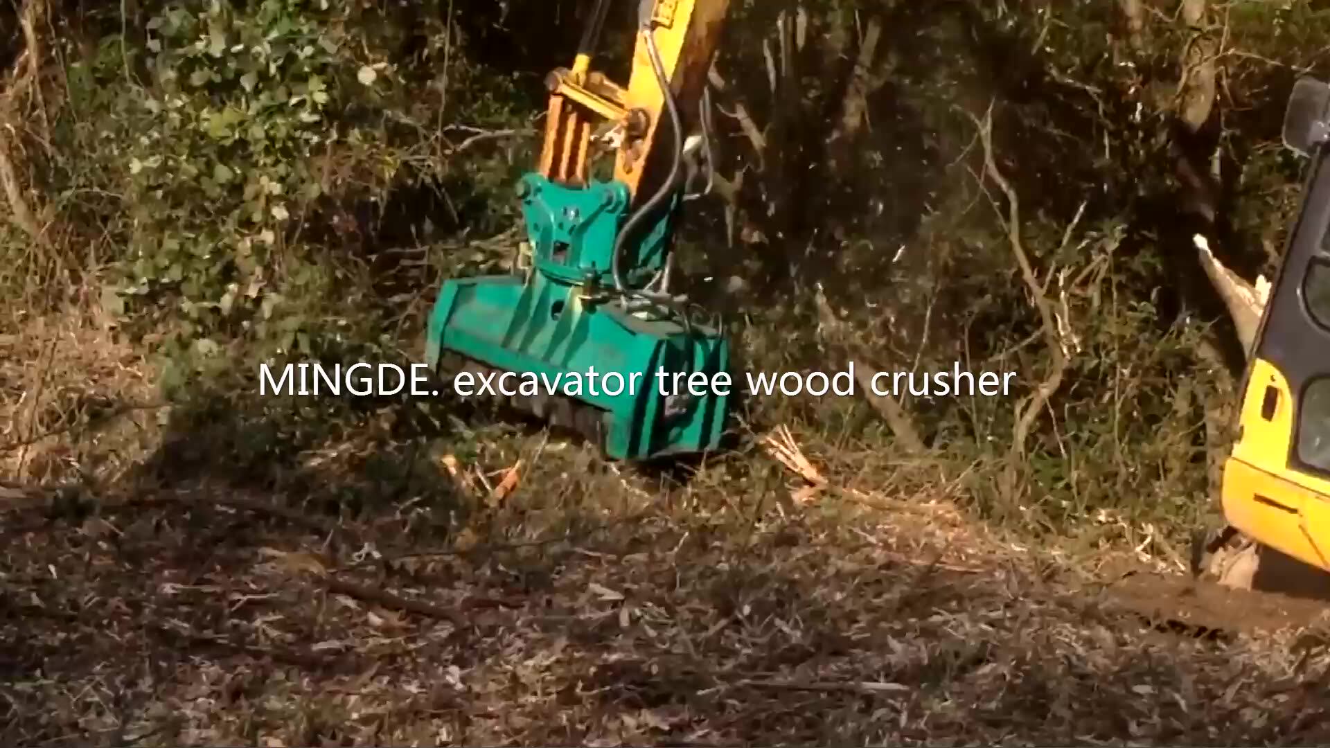 Monde Forestry Machinery Excavator Forest Mulcher Shredder Mulcher Wood ...