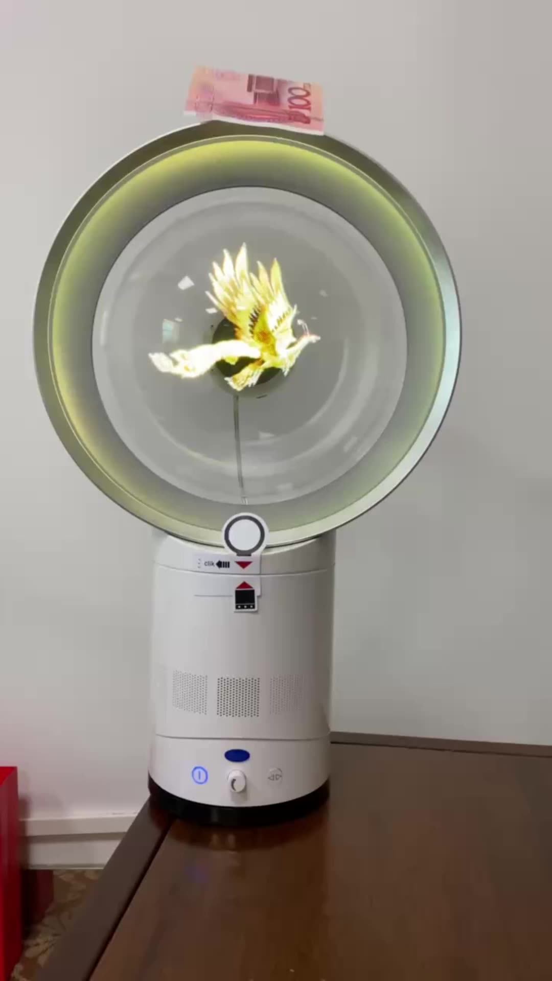 Projector High Resolution Portable 3d Hologram Fan With Leafless ...