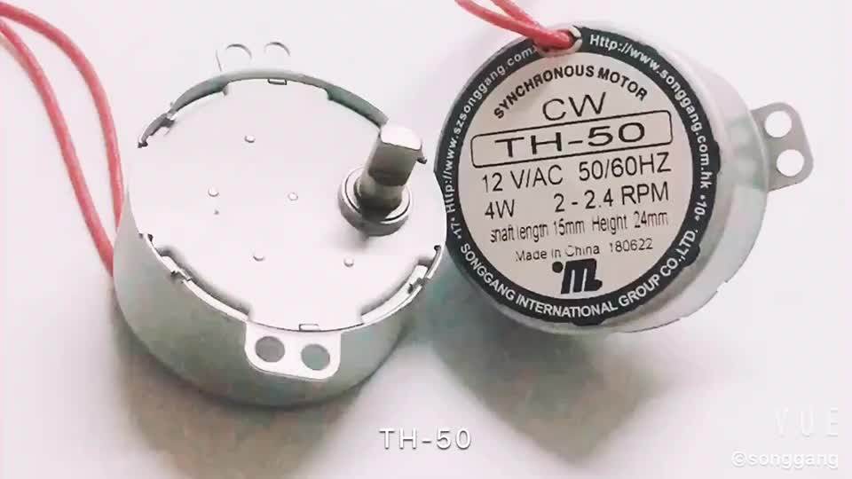 4 Watt Low Rpm Ac 220v 49tyj Plug Synchronous Ac Geared Motors - Buy Ac ...