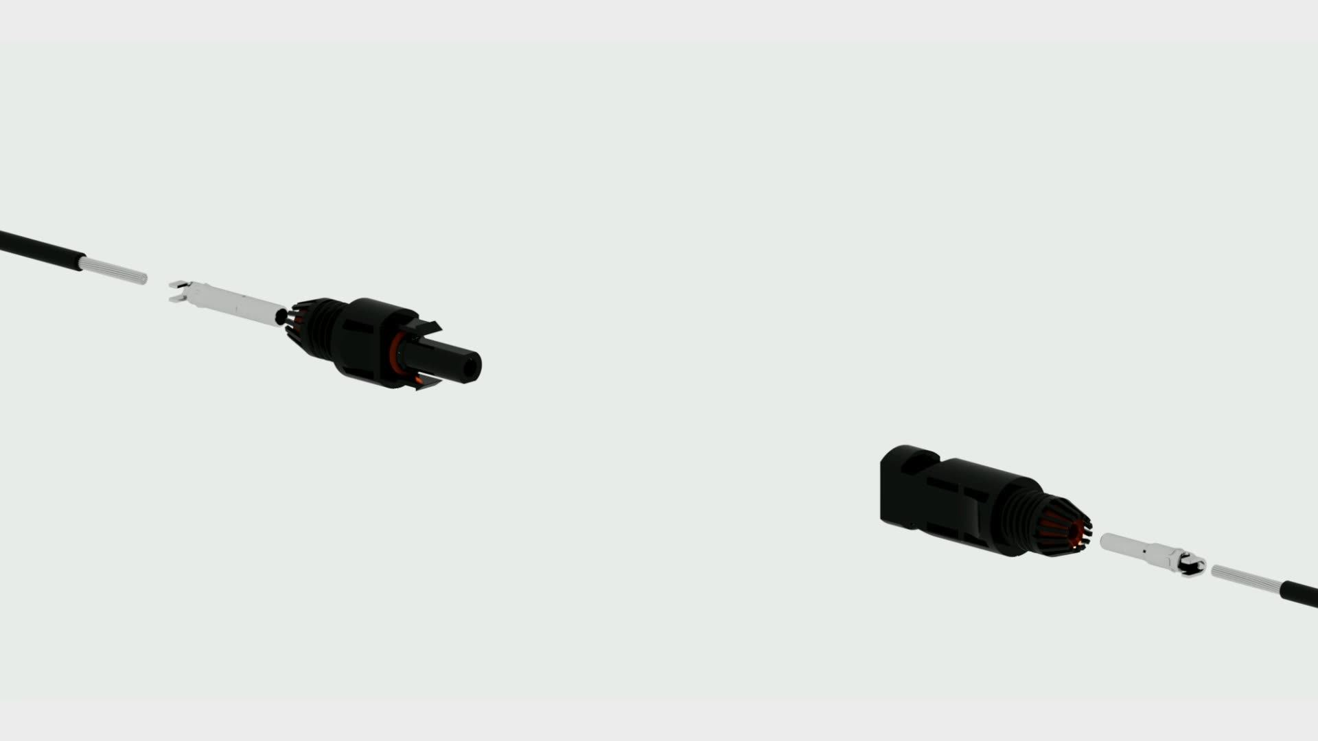 Grid Tie Solar Inverter Ac Connector Solar Battery Connector - Buy Grid ...