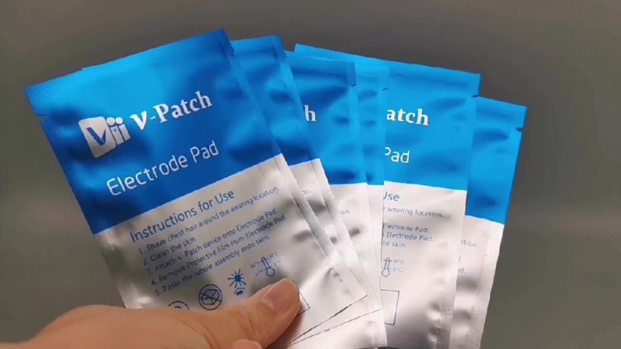 3 Side Seal Aluminum Foil Sachet Medical Packaging Bag Clear Front ...