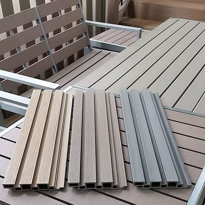 Wall Panel Waterproof Uv-resistant Co-extrusion Wpc Wall Panel Outdoor Decoration Exterior Anti ...