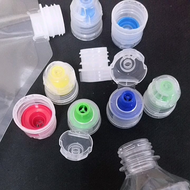 Plastic Spout Pouch Cap Beverage Fruit Juice Nozzle Lids Flip Top Cap ...