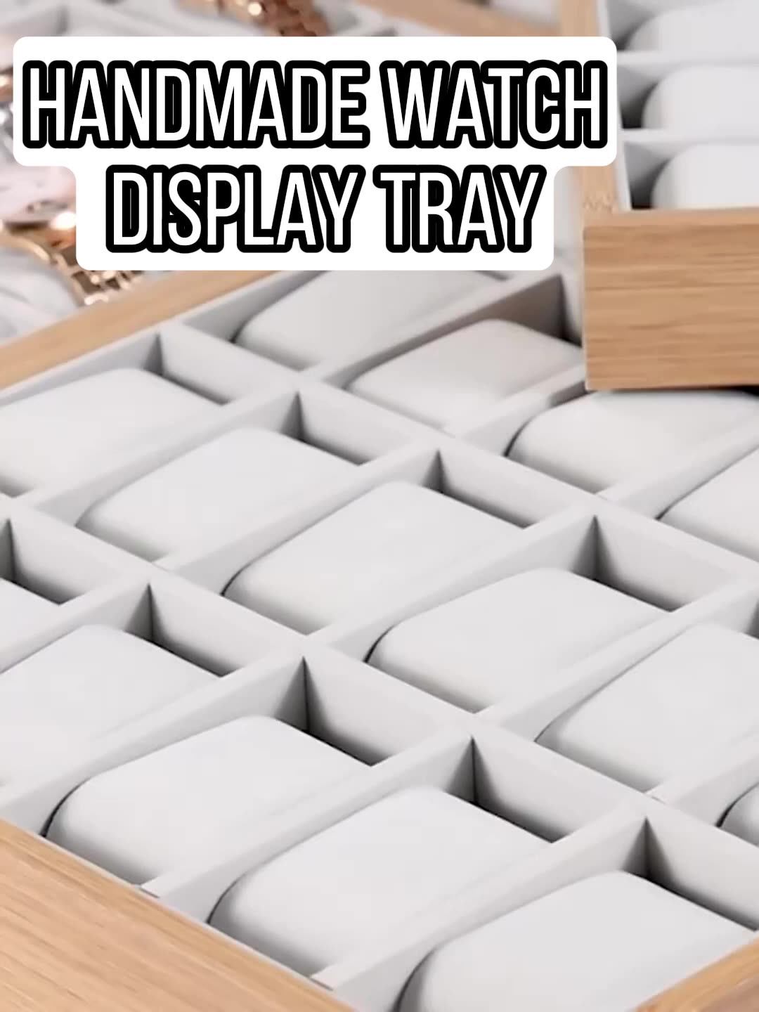 High Quality Custom Pear Rosewood Watch Showroom Display Storage ...