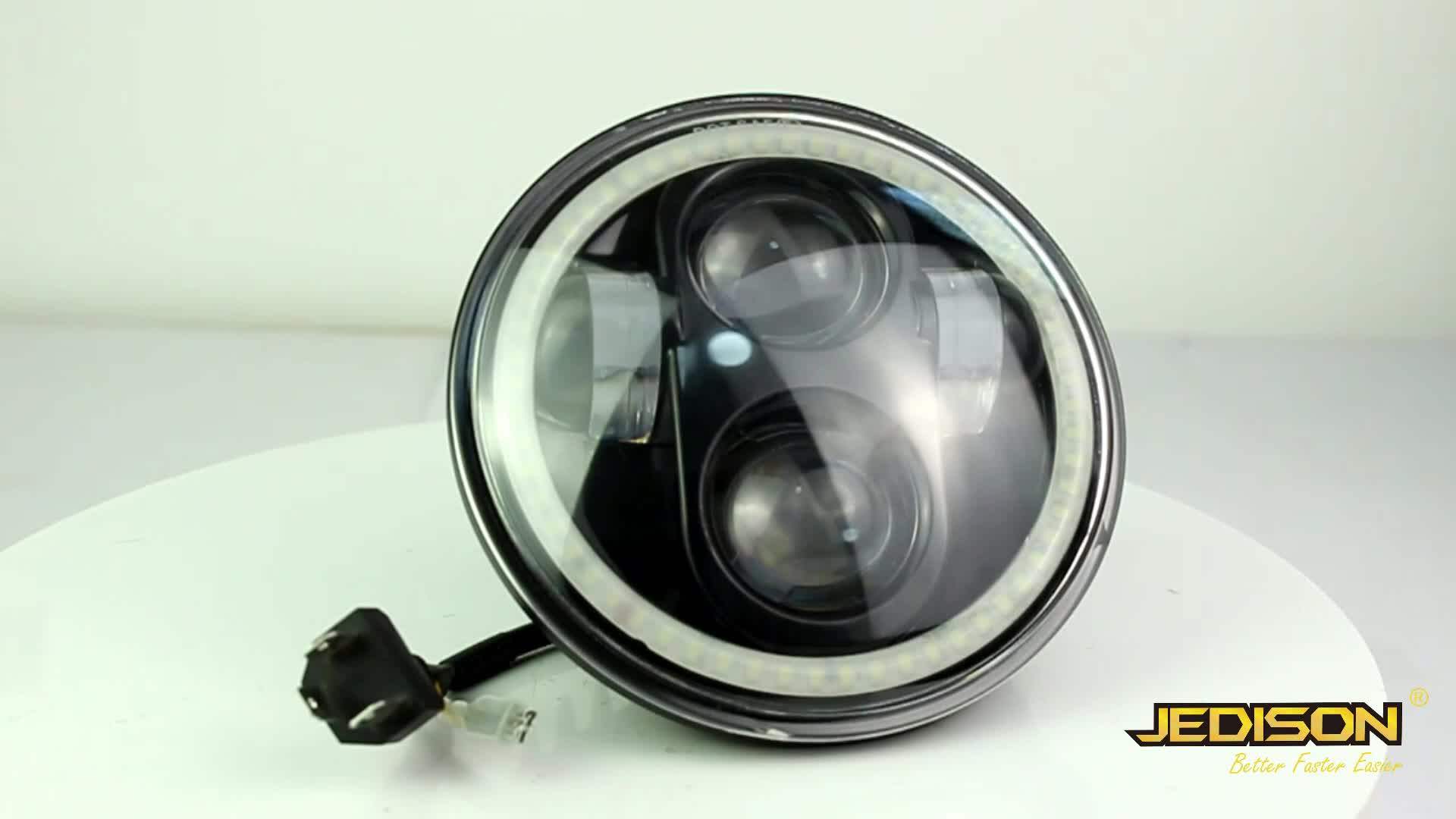 7inch Off-road Halo Angle Eye Led Headlights Led Car Driving Led Work ...