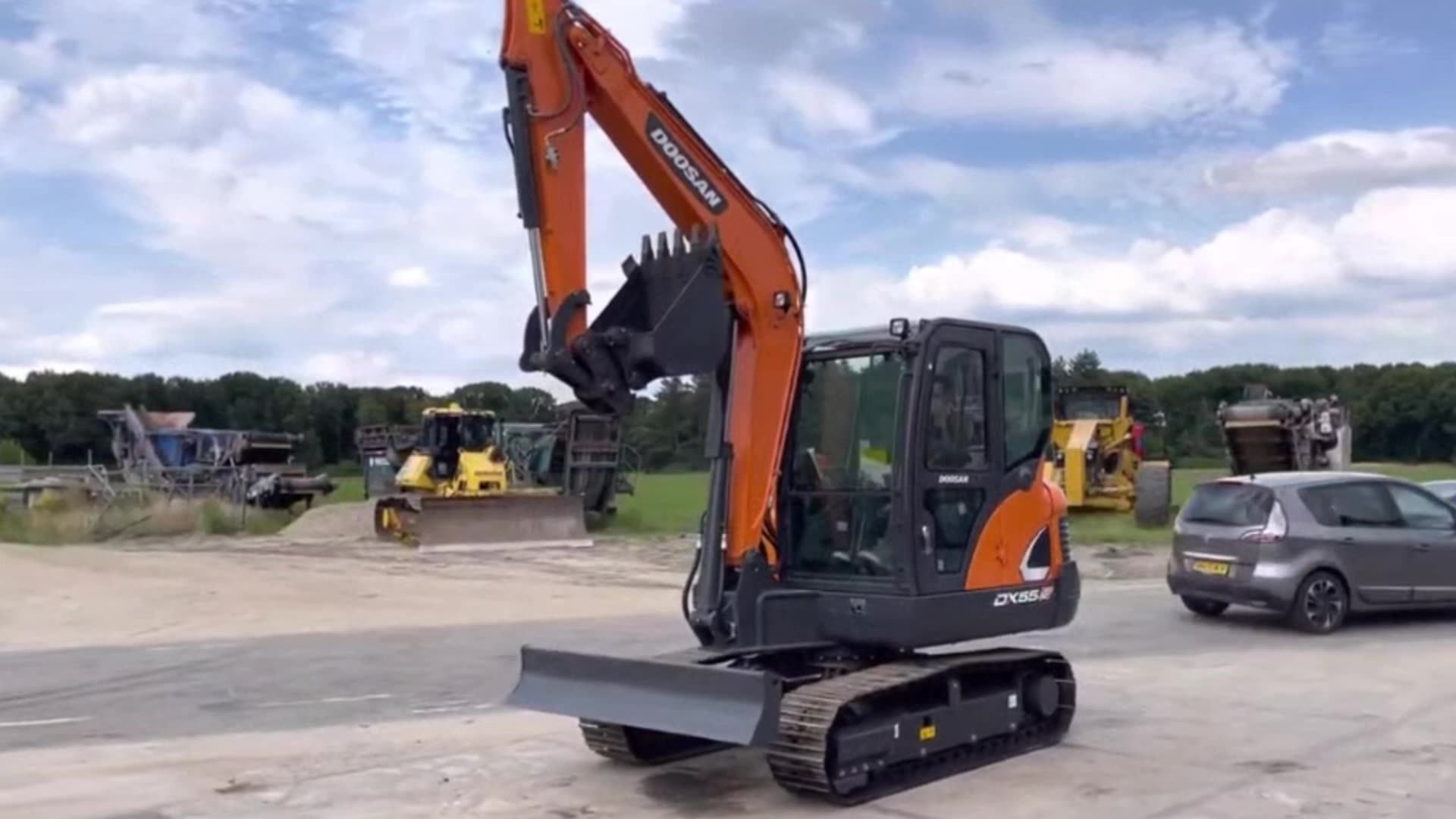 Korea Used Doosan Dx55 Mini Excavator In Stock For Sale With Great ...