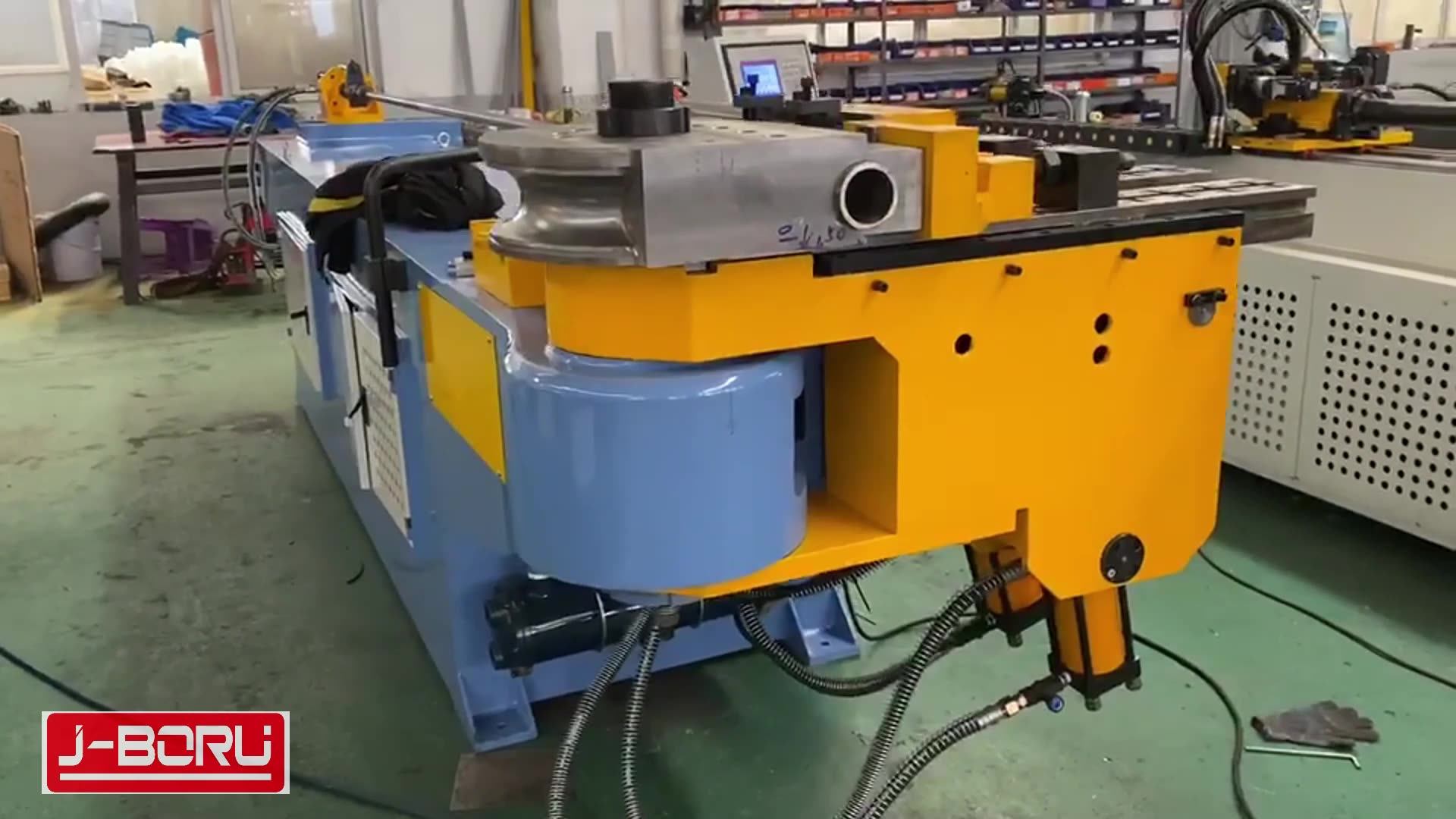 J-boru Dw90nc Semi-automatic Pipe Bending Machine Hydraulic Electric ...
