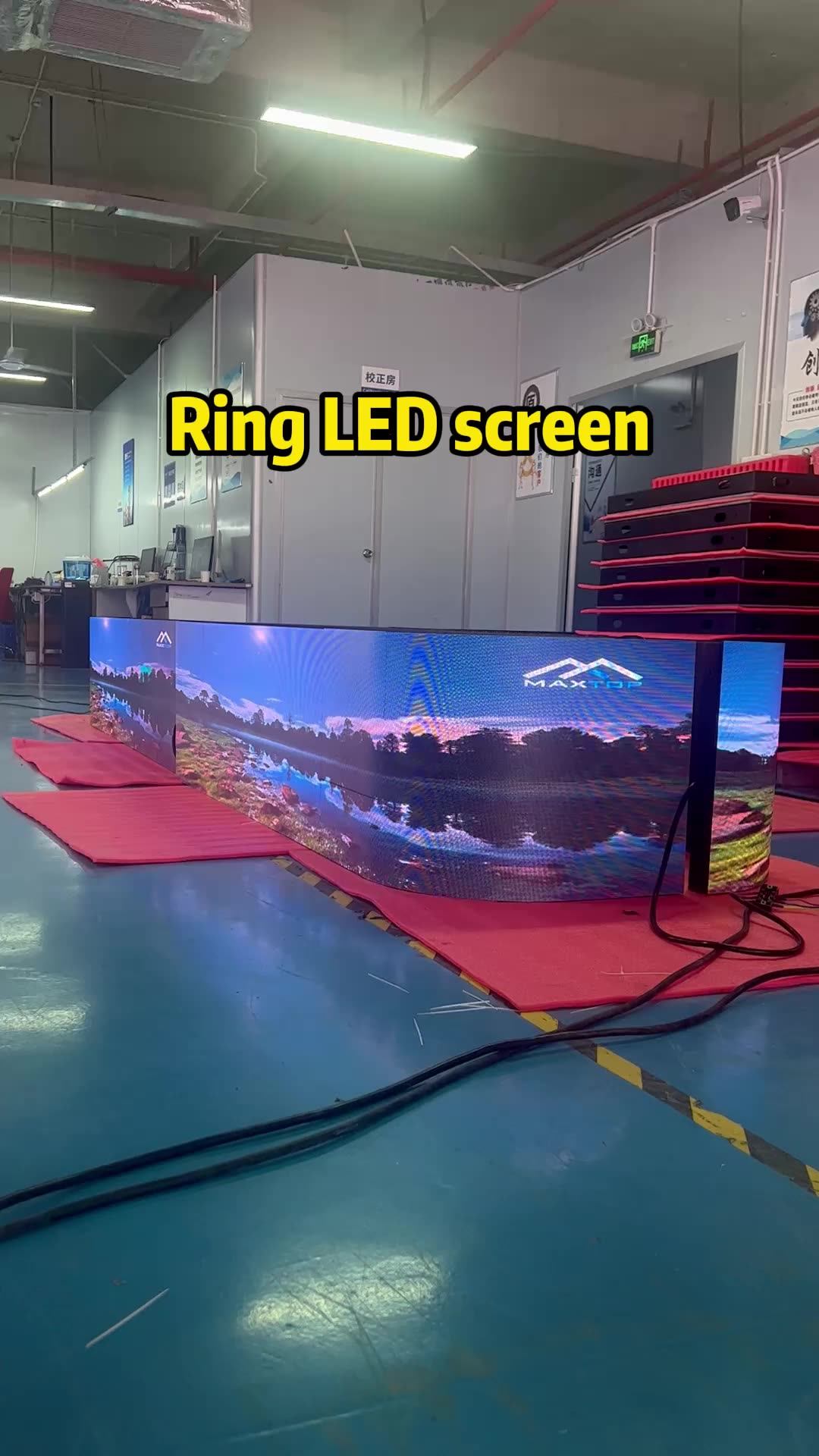 Viral Videos & Demos On Ring LED screen: GOB flexible P1 - Alibaba.com