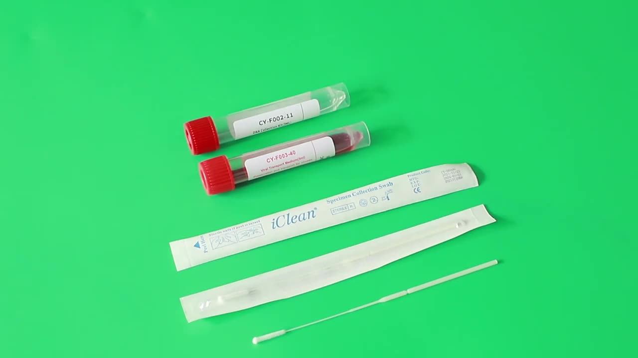 Nasopharyngeal Swab Cells Specimen Collection Nylon Flocked Swab - Buy ...