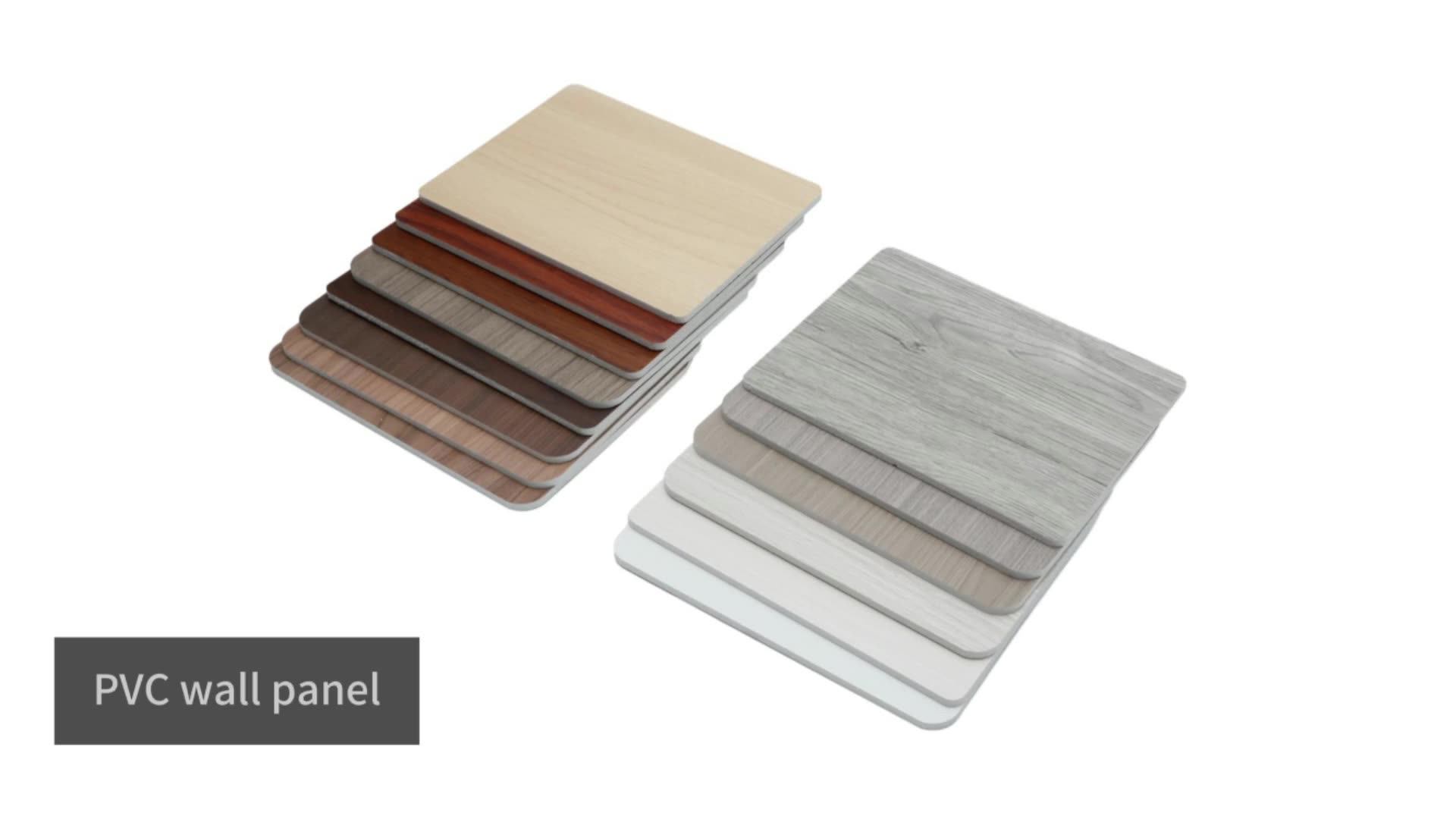 Lead Free Pvc Wall Panel Wood Grain Laminated Board 8mm 5mm High ...