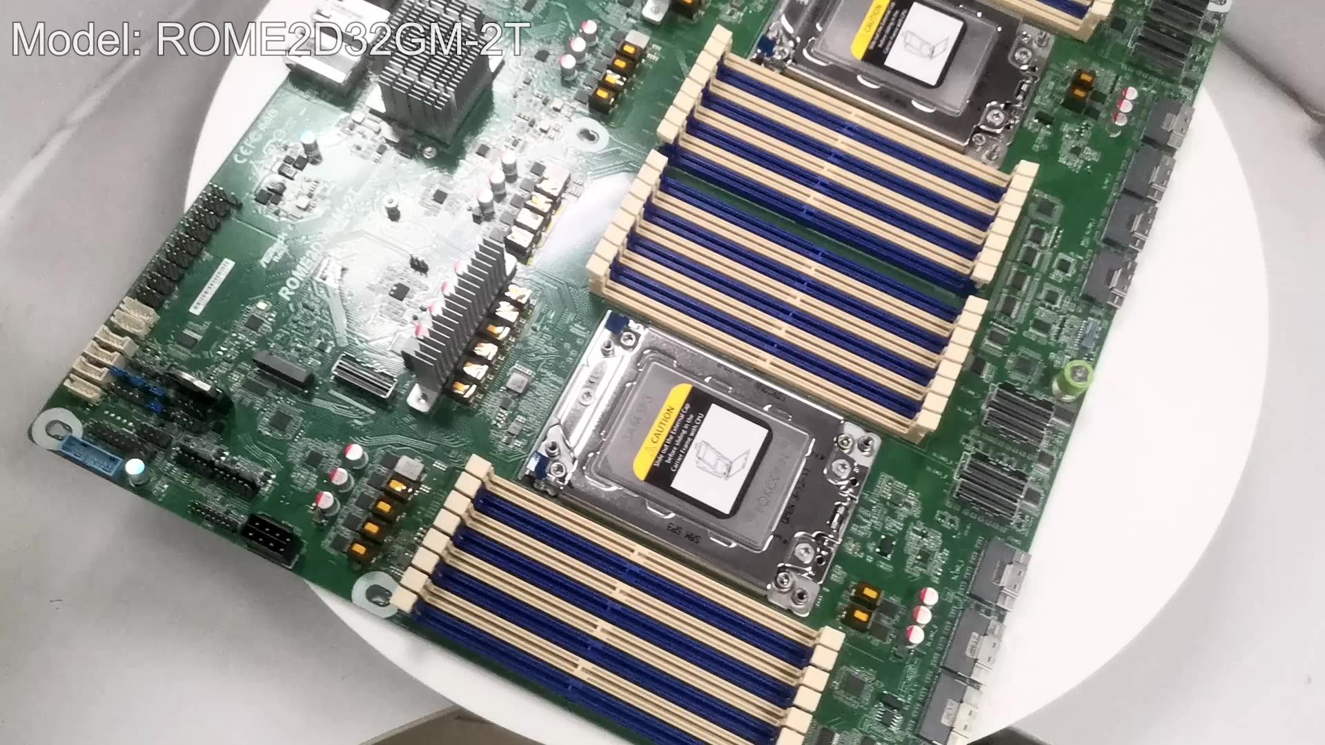 Asrock Rack Motherboard Rome2d32gm-2t Rome2d32gm-nl (bto) Rome2d32lm3 Rome2d32tm3 Supports Amd ...