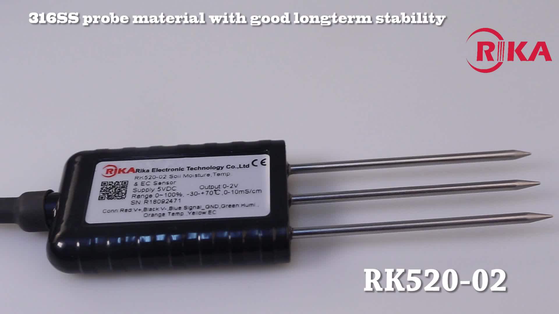 Rk520-02 0-5v Output Water Quality Testing Soil Moisture Temperature Ec ...