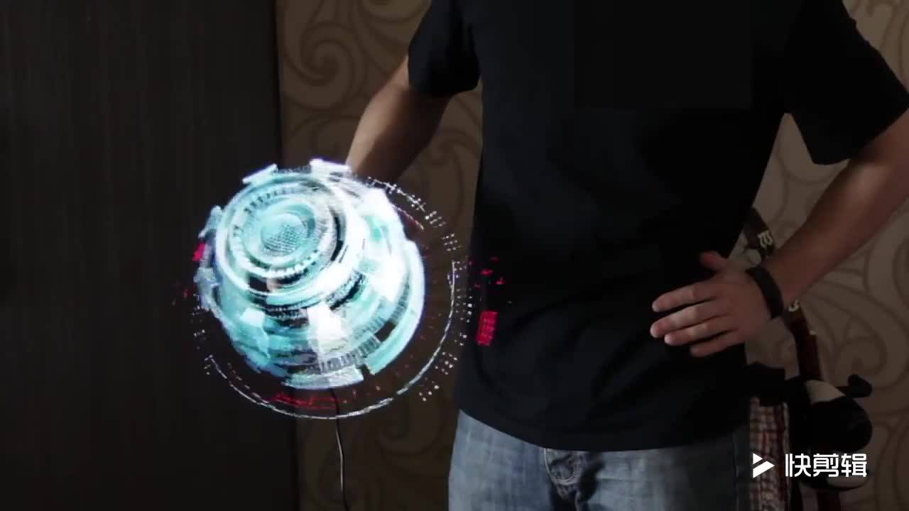 2020 Led Holographic Projector Portable Hologram Player 42cm 3d ...
