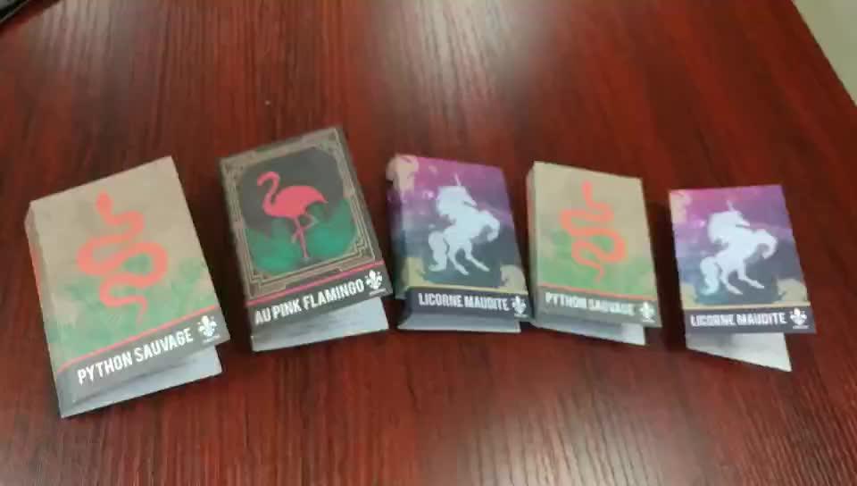 Custom Perfume Sample Paper Cards Folding Paper Cards Packaging 2ml ...