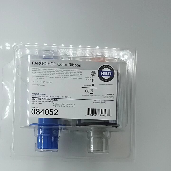 Id Card Printer Ribbon Of 84052 Ymckk Ribbon For Fargo Hdp5000 Id Card ...