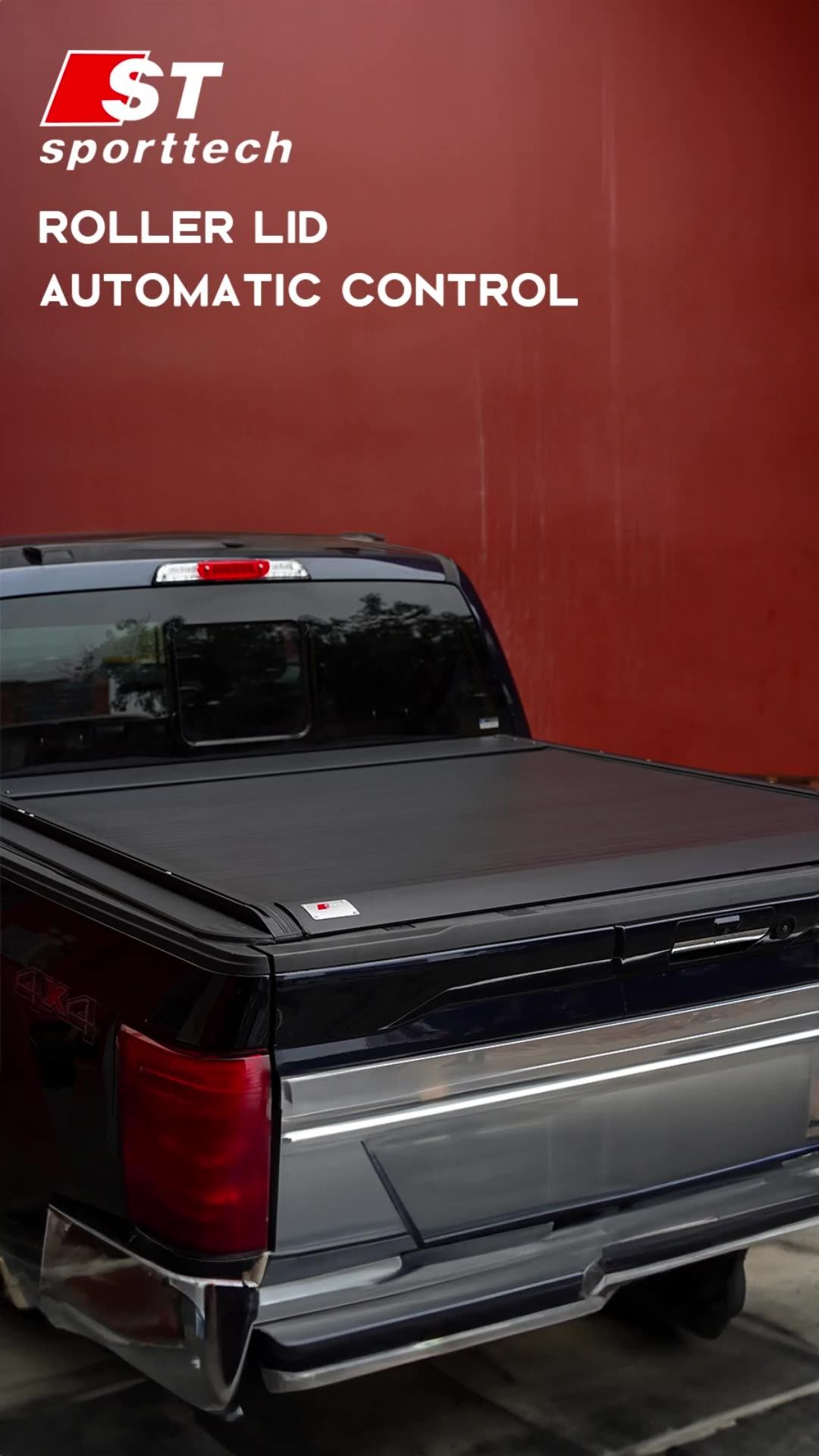 Aluminum Retractable Roller Shutter Electric Tonneau Cover Truck Bed ...