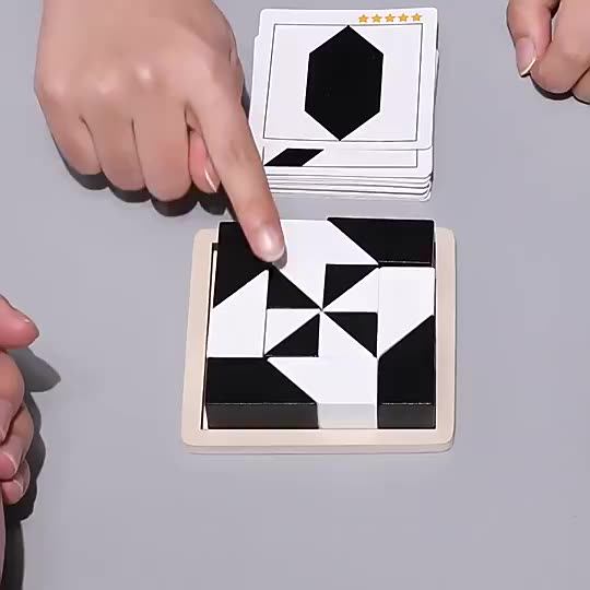 2024 Children Early Learning Hiding Blocks Montessori Shape Cognitive ...