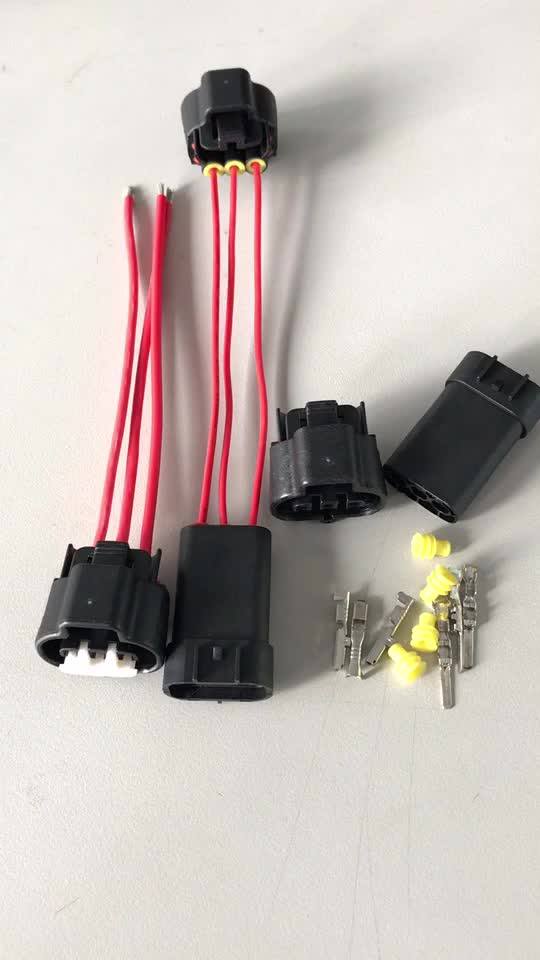 3 Pin/way 6189-0099 Automotive Wire Harness Connector For Tps & Boost ...