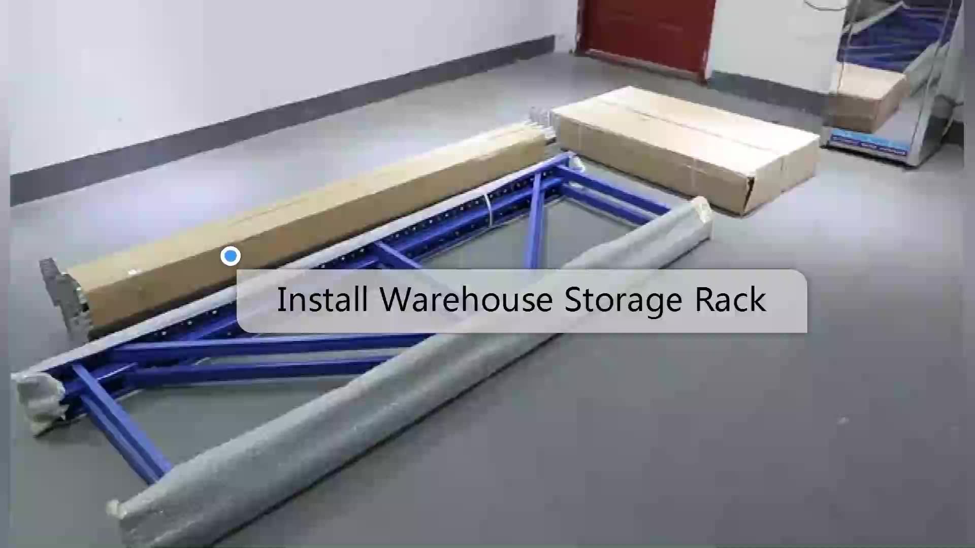 Custom Heavy Duty Shelving 300 Kg Layer Garage Black 4 Tier Warehouse ...