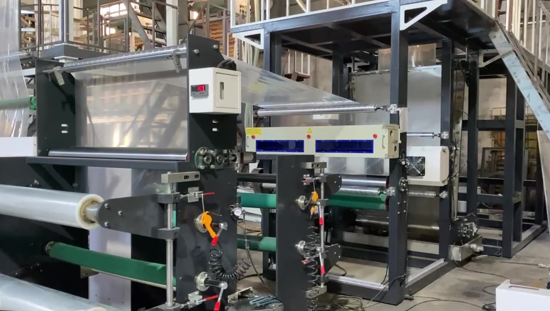 Extruded Polypropylene Blown Film Film Blowing Machine Extruder 3 Layer ...