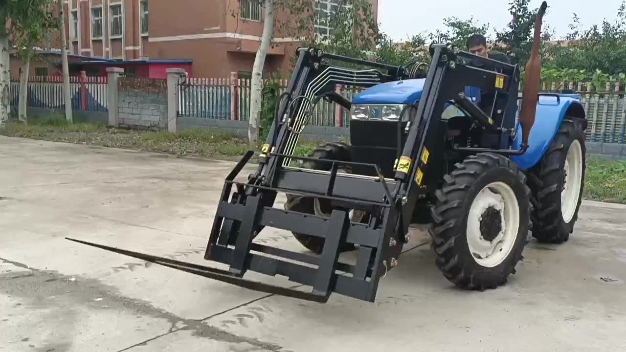 Tractor Trucks 4x4 Mini Agricultural Tractors With Front Bucket Towable ...