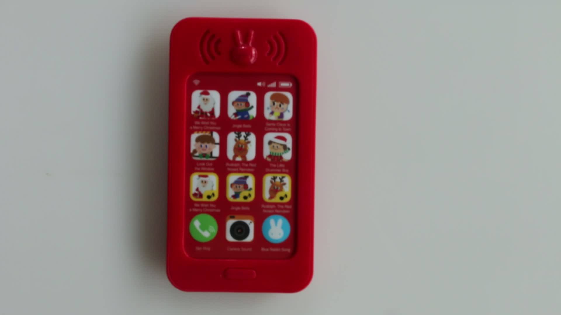 Latest Hot Selling Custom Electronic Sound Baby Phone Toy Musical Sound ...