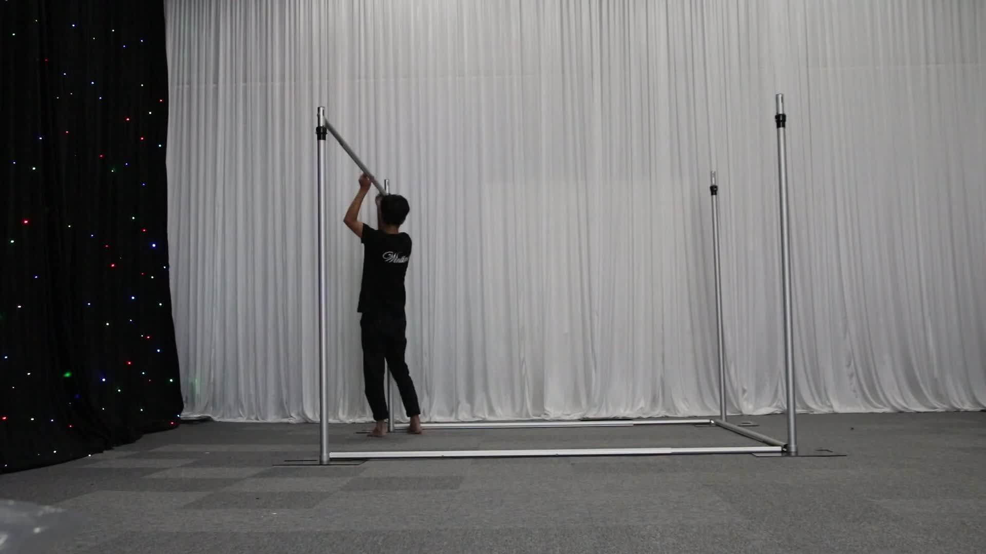 Oem Pipe And Drape Wedding Backdrop Adjustable Stands Poles System ...
