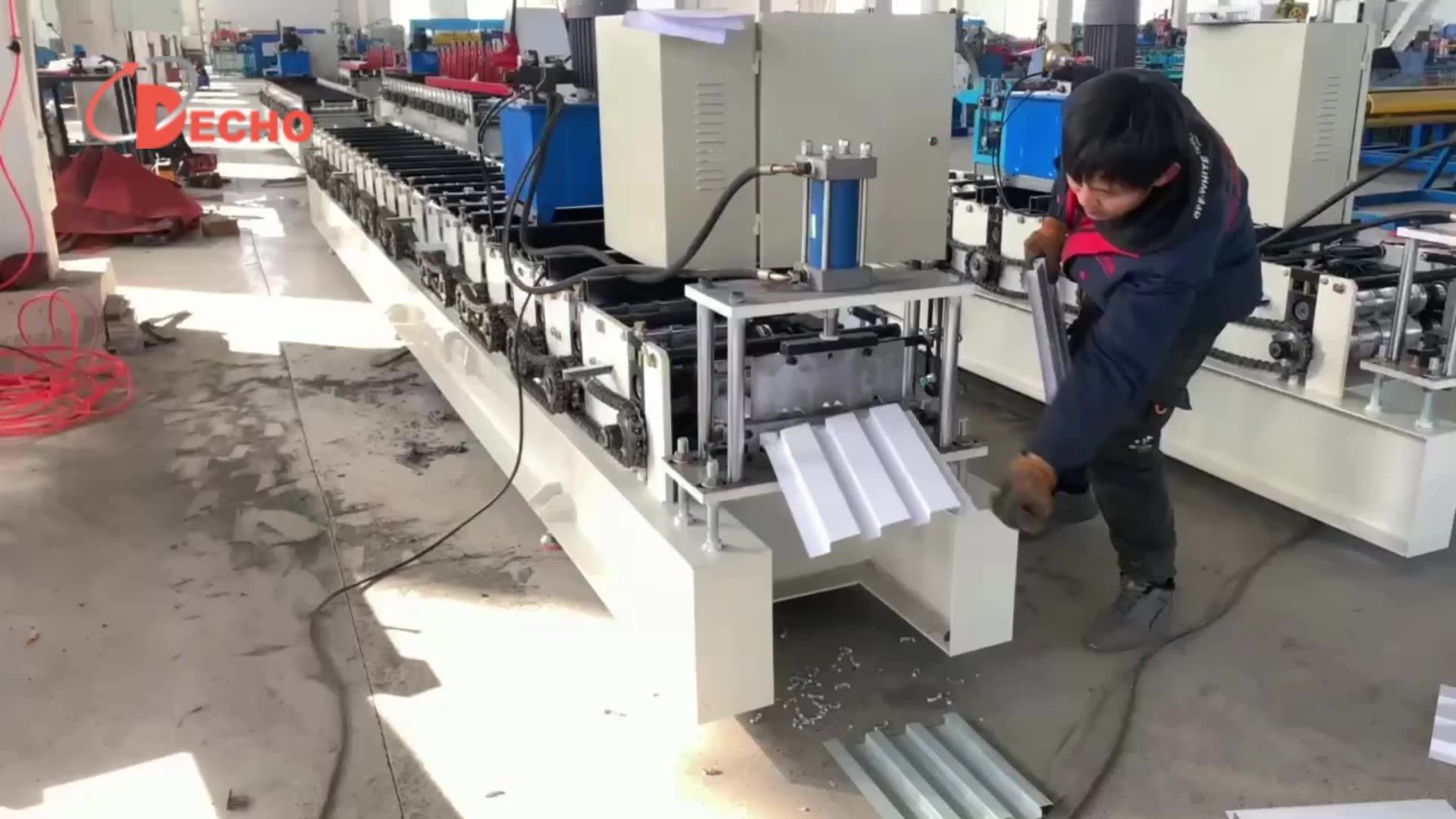 Fully Automatic Metal Gusset Plate Roll Forming Machine Color Steel ...