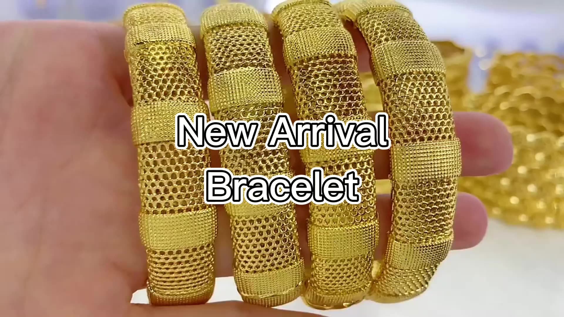24k Gold Plated Ladies Bracelet Open Bangle Hand Jewelry 24k Saudi Gold ...