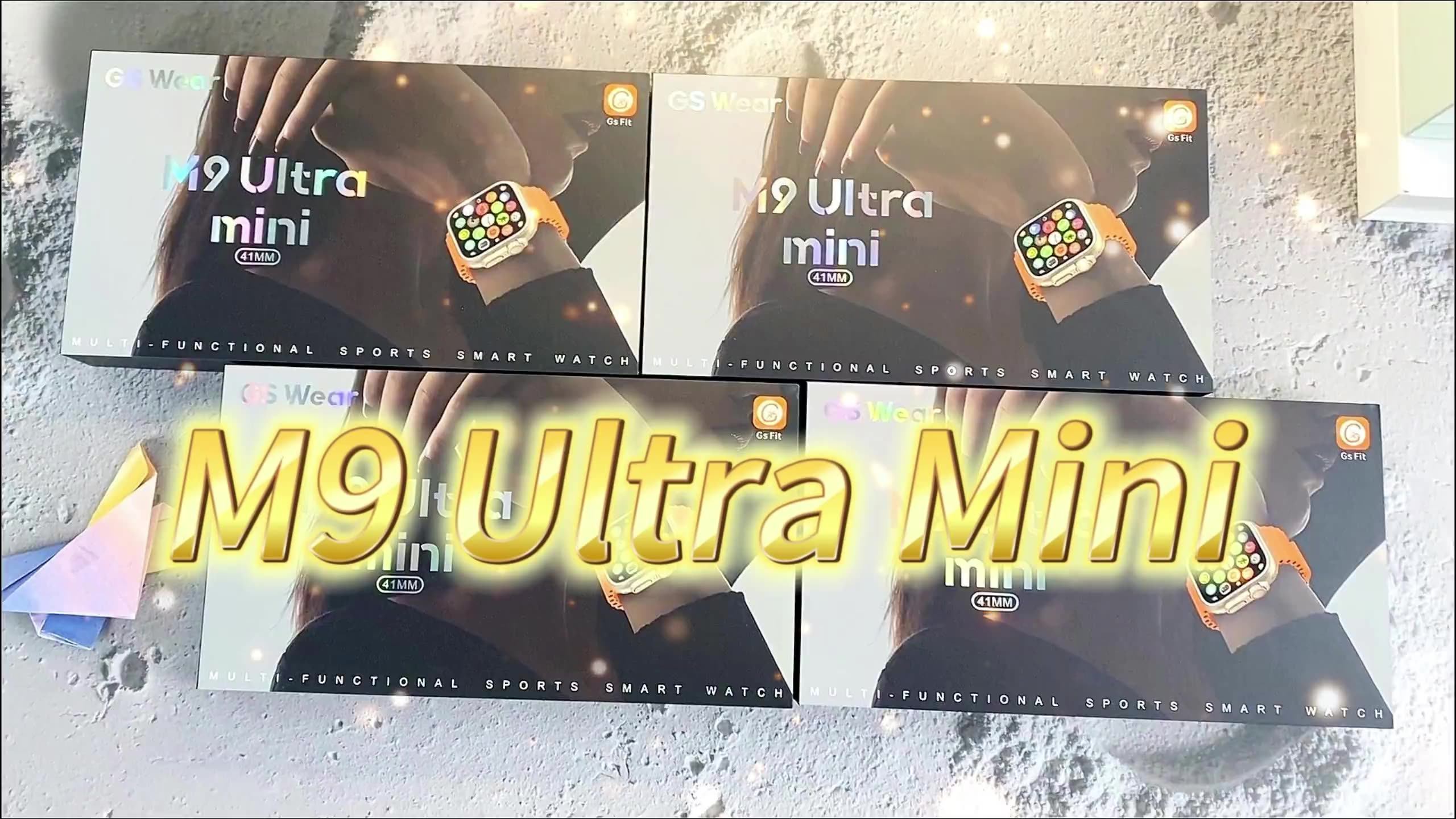 New M9 Mini Smartwatch Wireless Charging Series 8 9 Bt Calling M9 Ultra ...