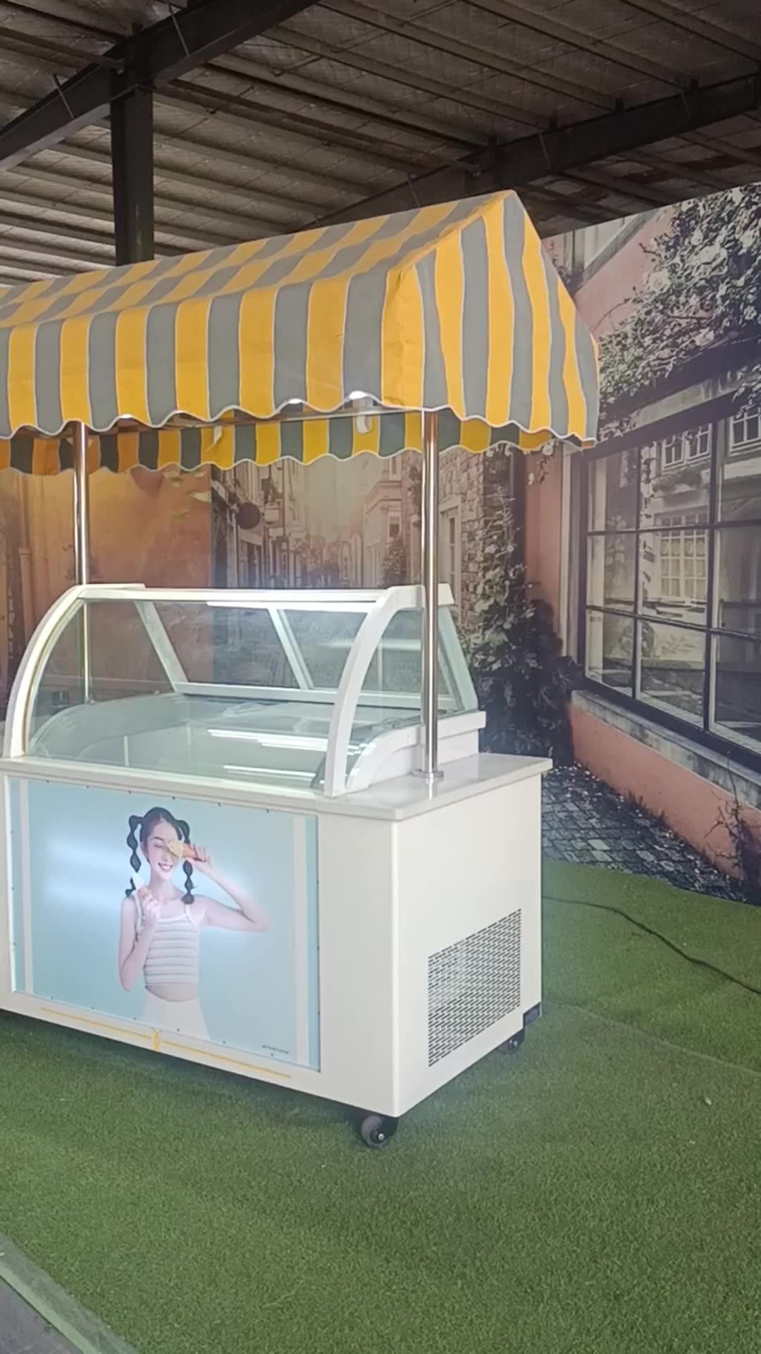 Prosky Australia Standard Mobile Outdoor Street Food Trailer Vendor Ice ...