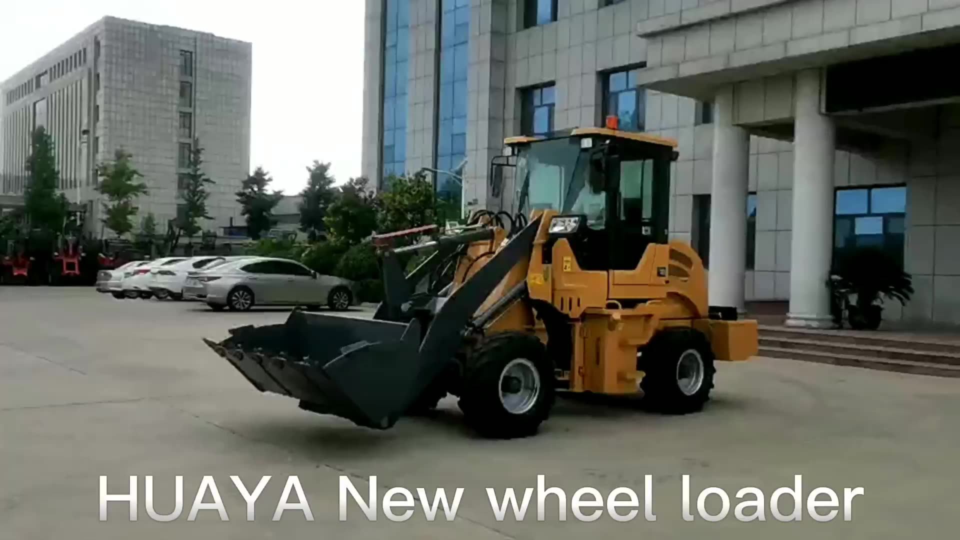 Multifunctional Mini Wheel Loader 4x4 Mini Front Loader 500kg 1 2 3 Ton ...