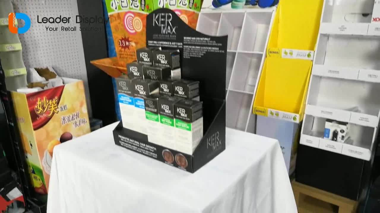 High Quality Custom Design 4c Promotion Cardboard Counter Display For ...